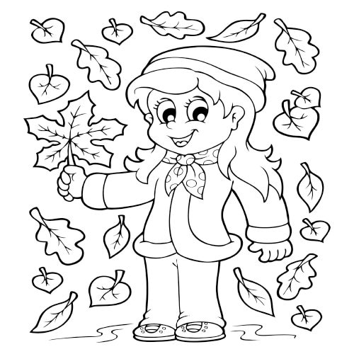 Fall Coloring Pages-50+ Page Coloring Book With Cover - Etsy
