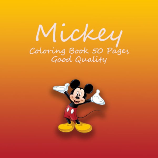 Mickey Mouse Book Cover - Etsy