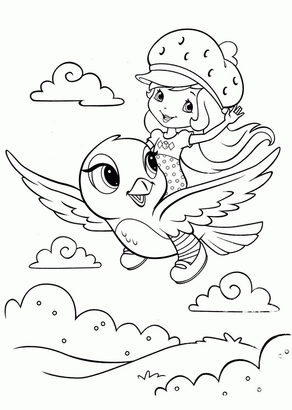 Strawberry Shortcake Berry Bitty Coloring Pages