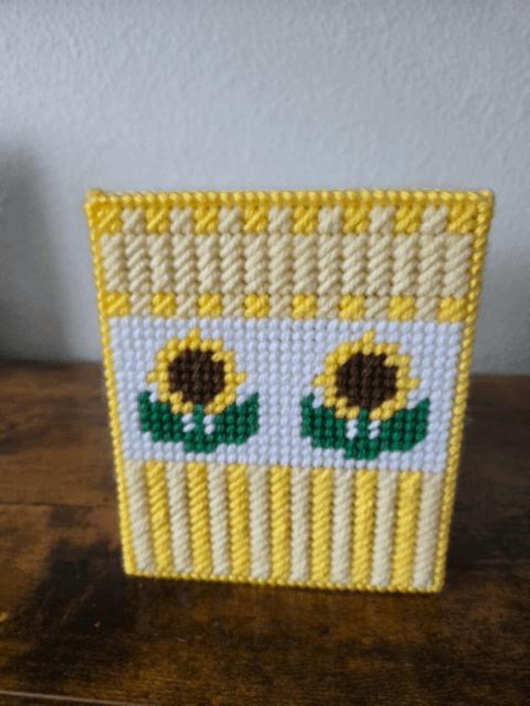 Sunflower Tissue Box Cover - Etsy