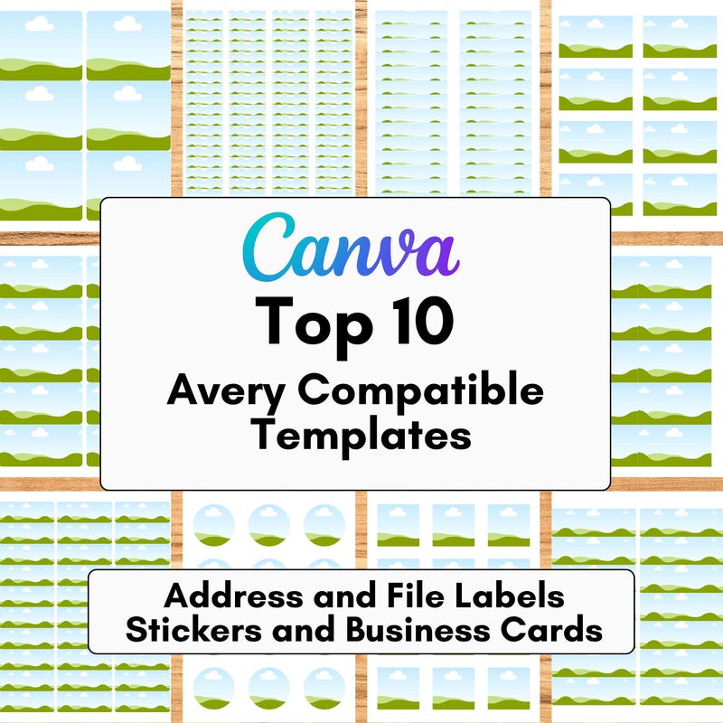 Avery 5163 Label Templates - Etsy