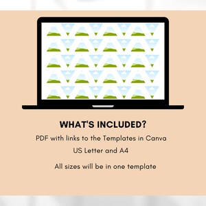 Canva Drag and Drop Triangle Templates, Editable Blank Templates ...