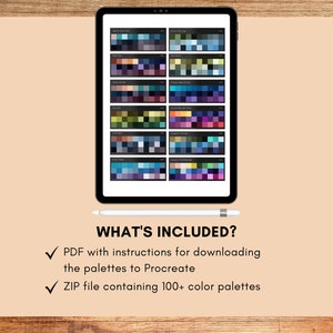 Procreate Fantasy Color Palettes, 100 Swatches, Instant Download, Ipad ...