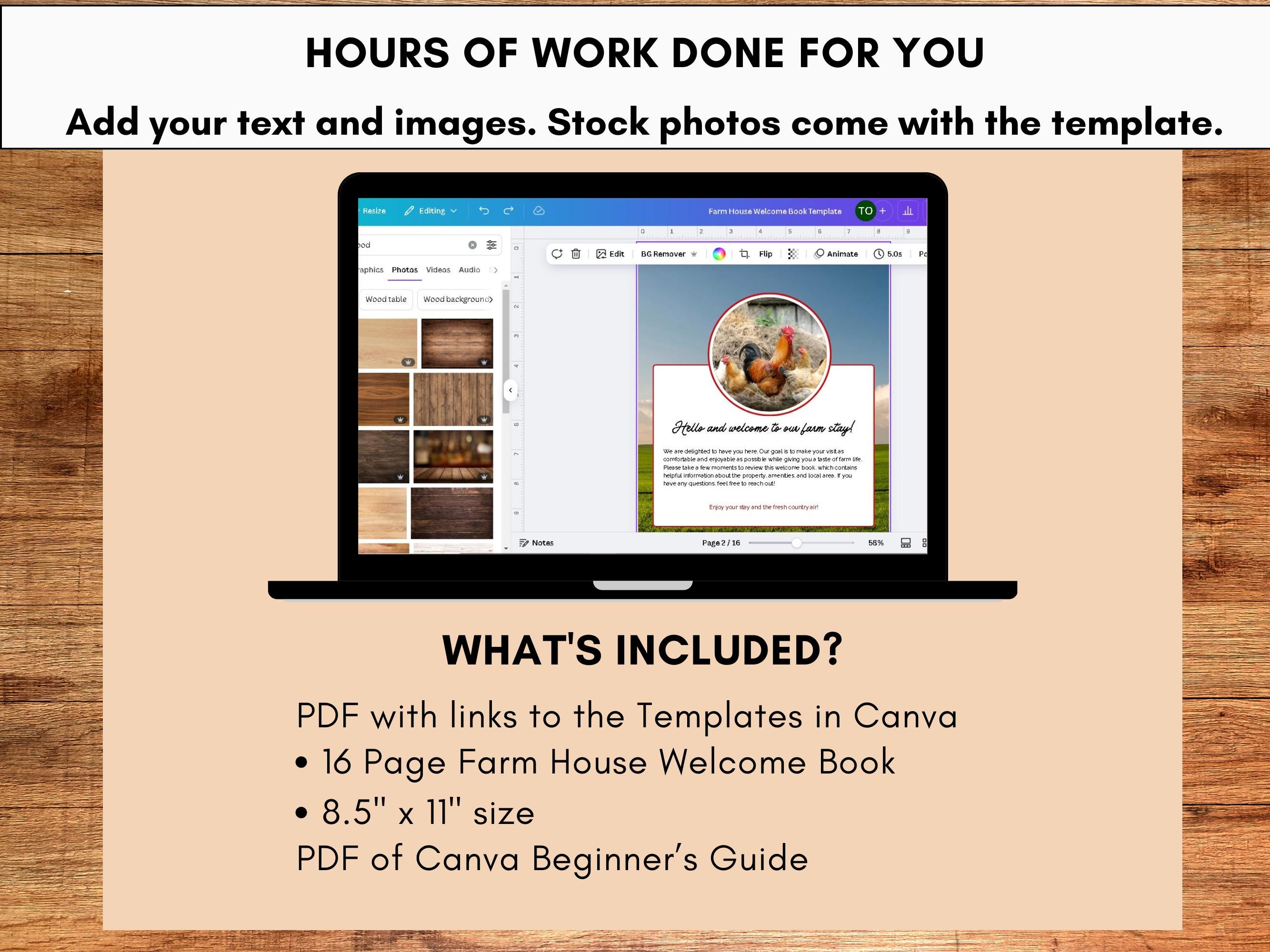Airbnb Welcome Book Template Farm Vacation Rental Guide for Host Binder ...