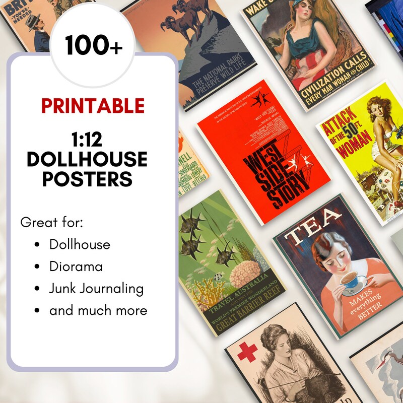 Mini Movie Poster - Etsy