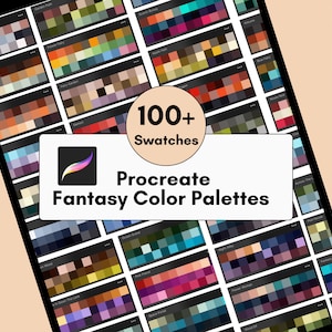 Procreate Fantasy Color Palettes, 100 Swatches, Instant Download, Ipad ...
