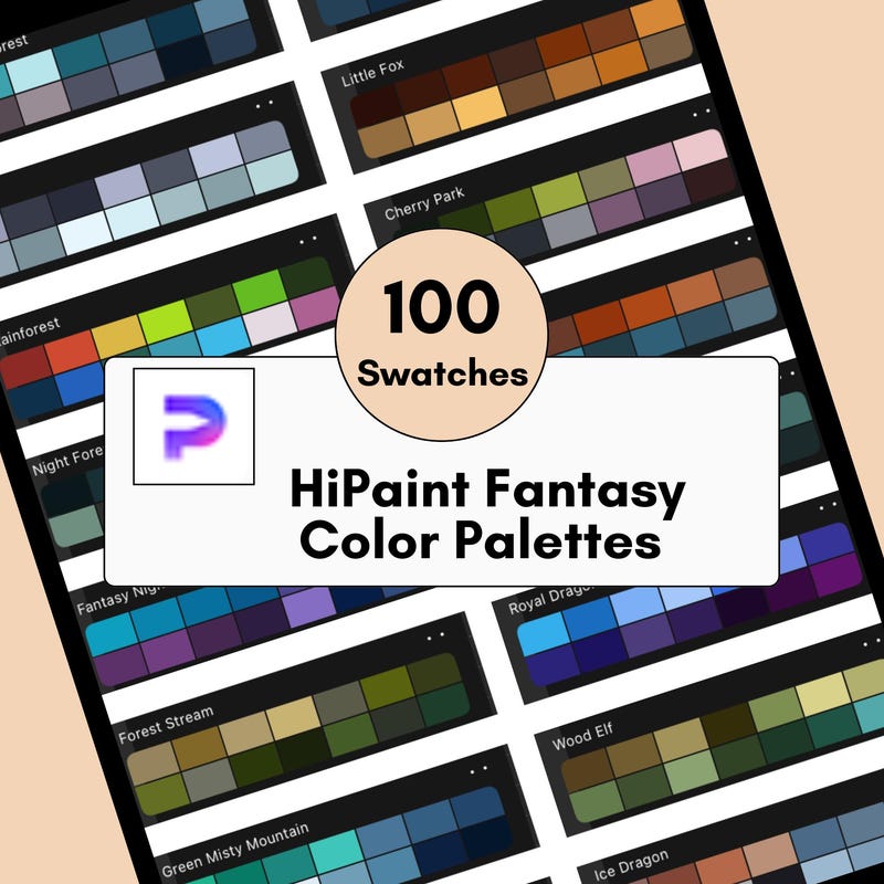 Fantasy Color Palette - Etsy