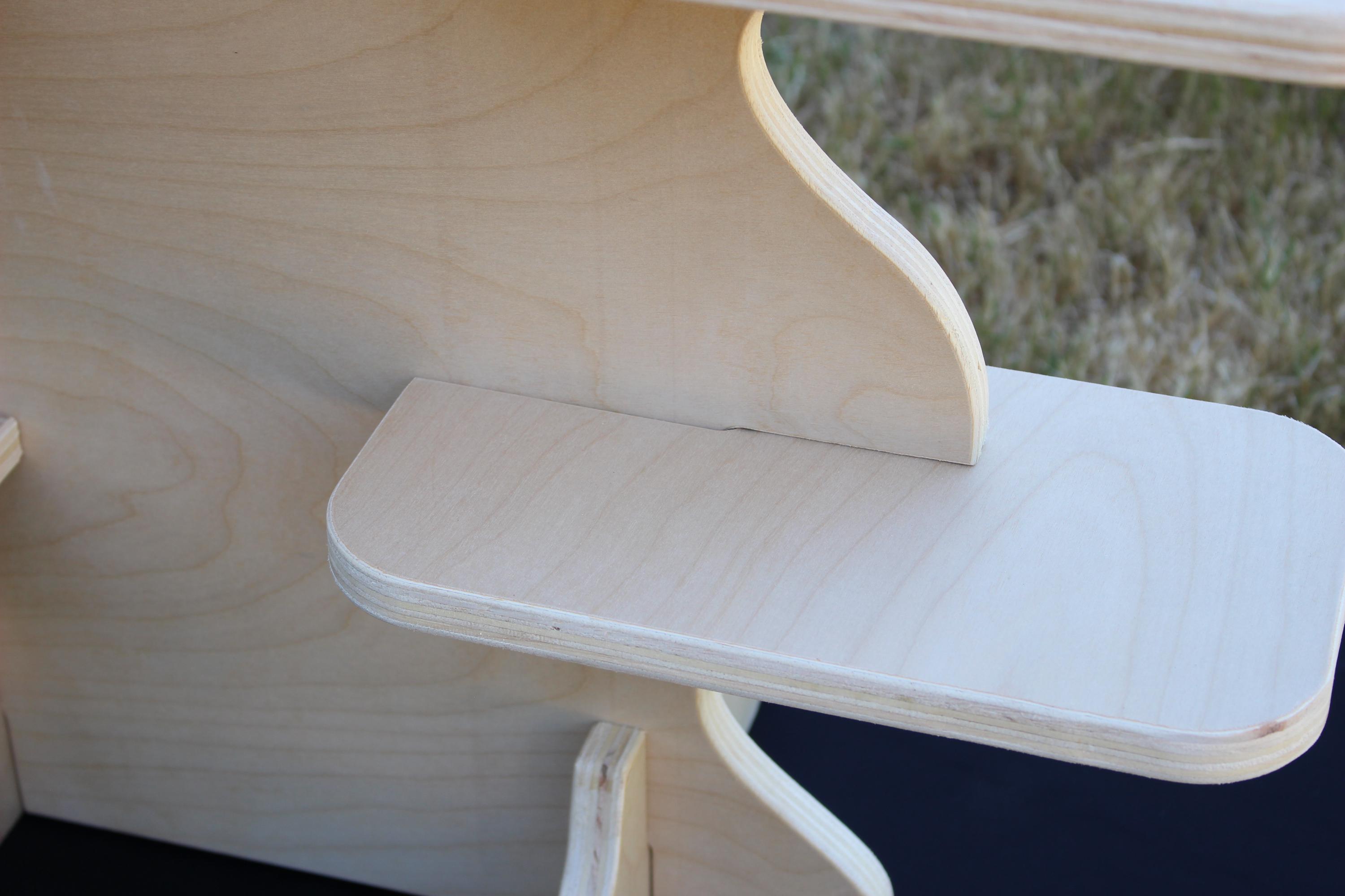 Wavy Plywood Collapsible Display Stand: Retail, Market & Booth - Etsy