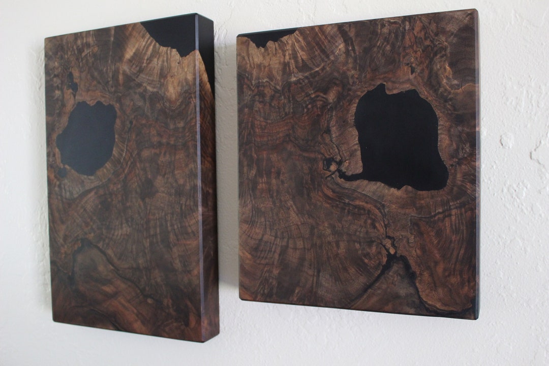 Wall Art : "ebbs and Flows" - Walnut Wall Art -unique Piece - Walnut ...