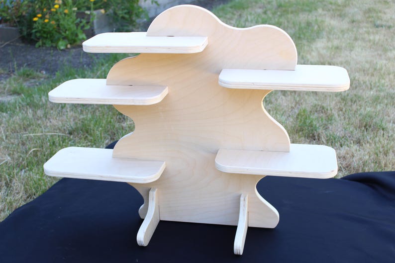 Wavy Plywood Collapsible Display Stand: Retail, Market & Booth - Etsy