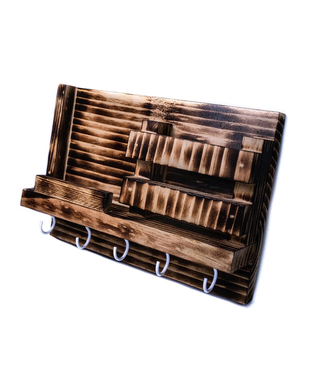 Wooden Key Hanger and Envelope Holder - Etsy