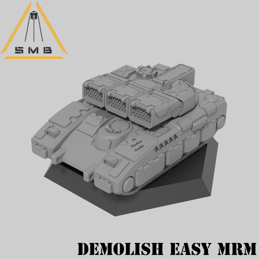 Demolisher MRM/LRM Tank Alternate Battletech Miniature Mechwarrior - Etsy
