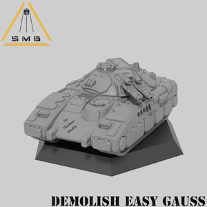 Demolisher Gauss Tank Alternate Battletech Miniature Mechwarrior - Etsy