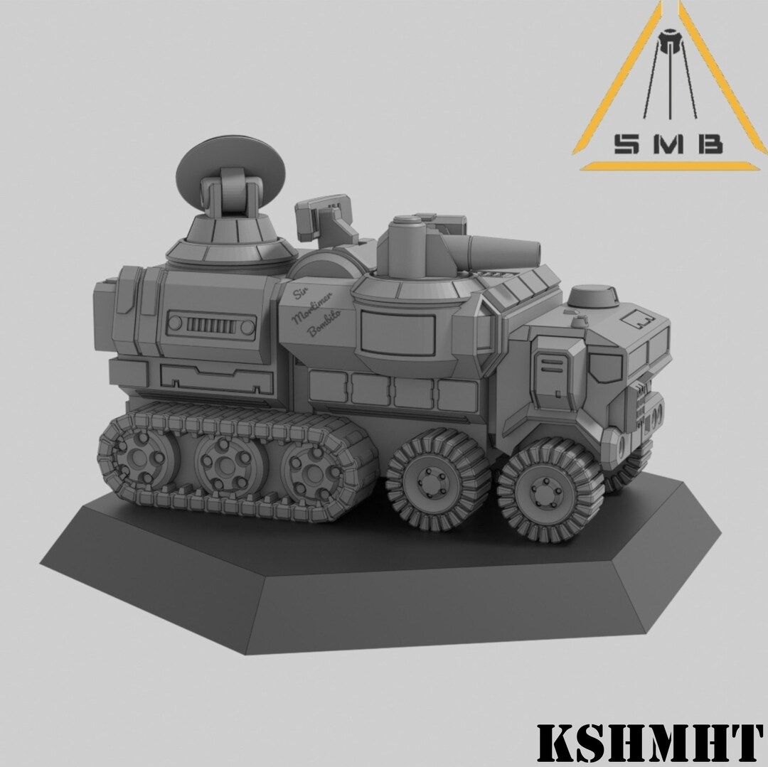 Mobile HQ Half-track Alternate Battletech Miniature Mechwarrior - Etsy