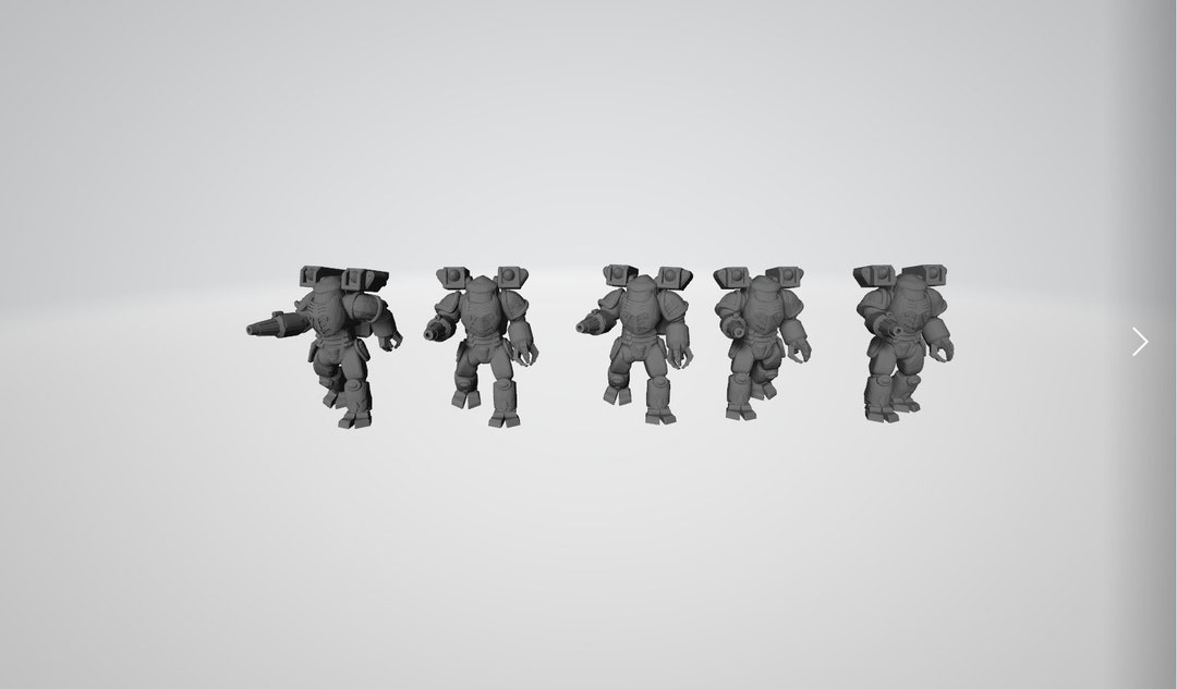 ELE Clan Battle Armor on Foot Wargaming Miniature - Etsy