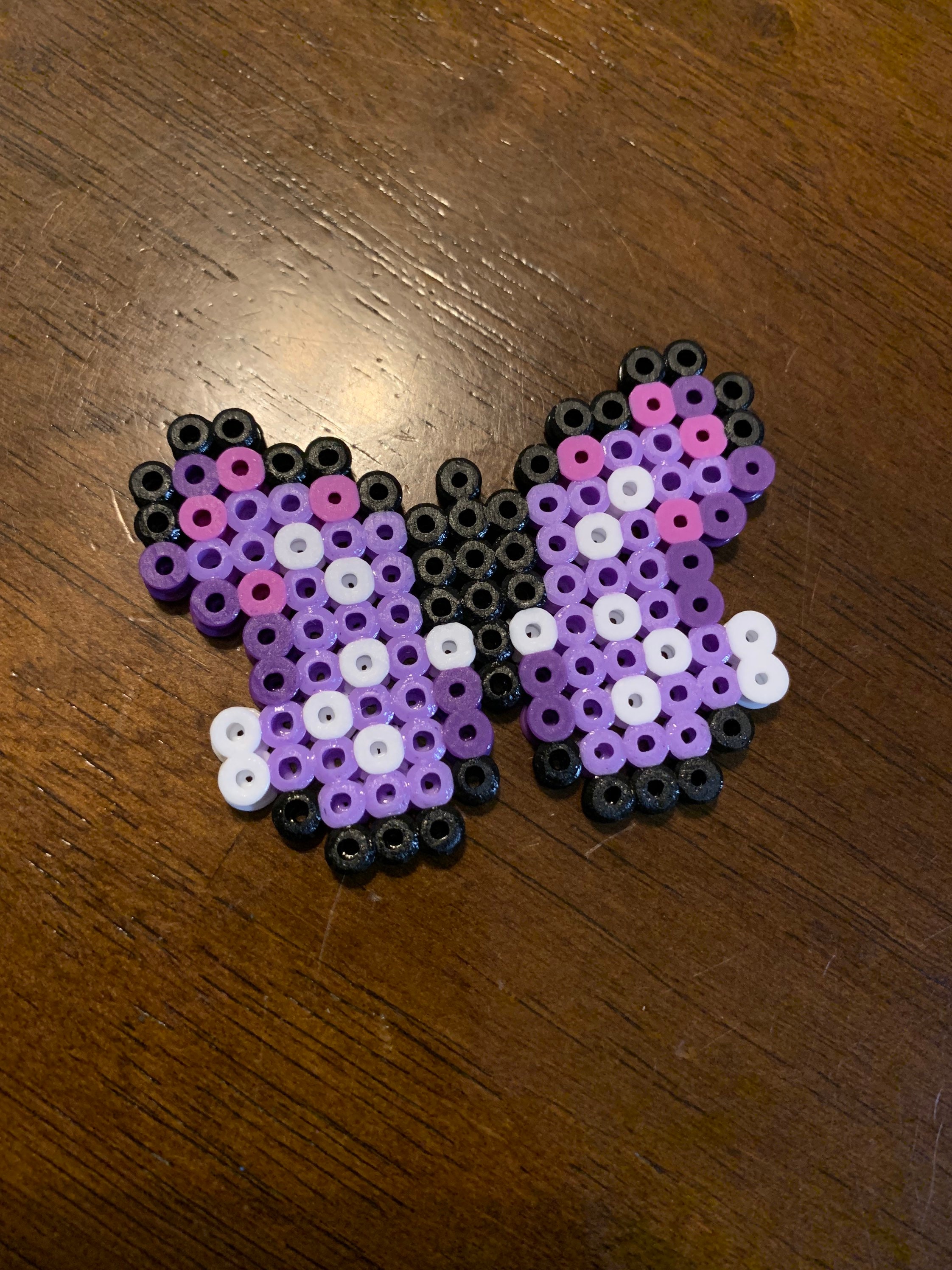 Beautiful Multicolored Butterfly Made From Perler Beads Etsy