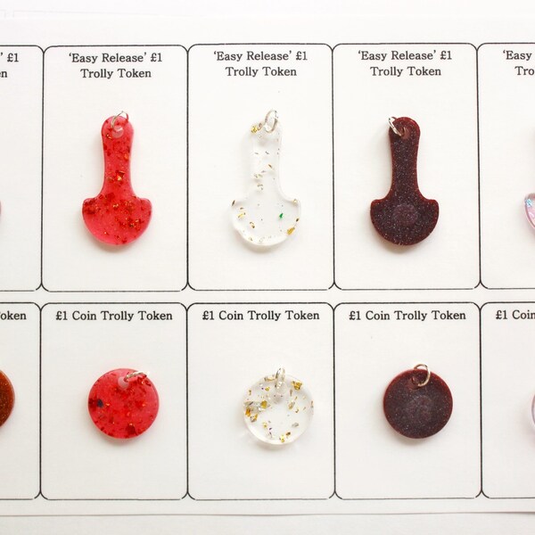 Trolley Coin Personalised - Etsy UK