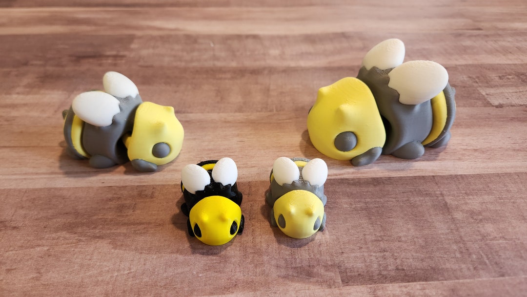 Flexi Bee - Articulated Bumblebee Fidget - Etsy