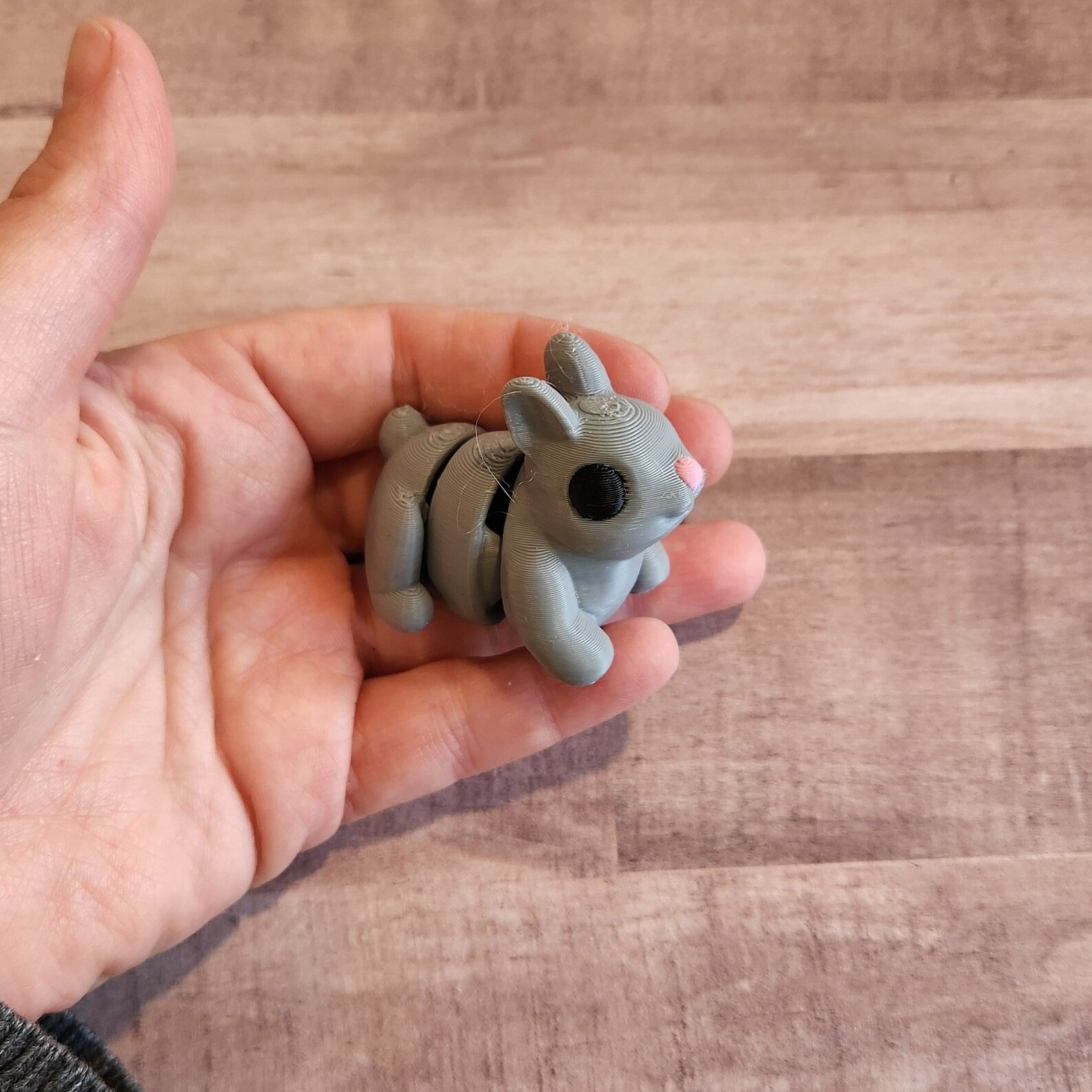 Articulated Bunny Fidget – 3D Printed Flexi Rabbit - Etsy