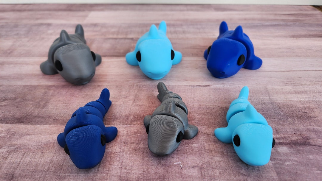 Articulated Shark Fidget Designed by Zou3d - Etsy