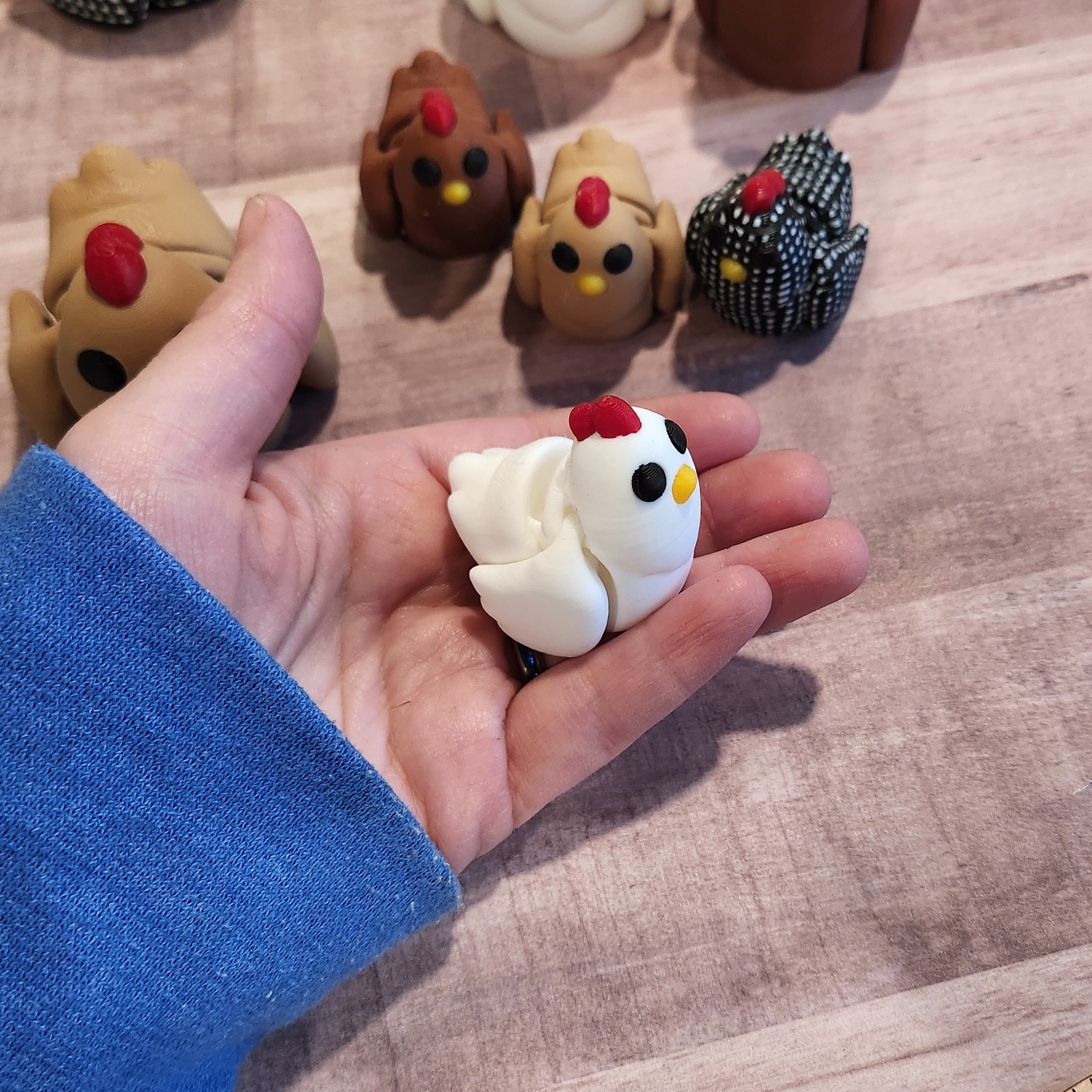 Flexi Chicken - Articulated Chicken Fidget Designed by Zou3d - Etsy