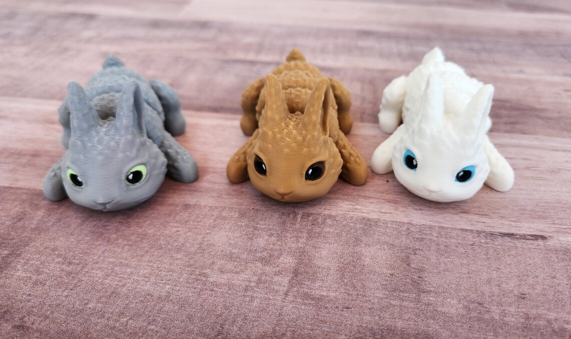 Baby Bunny - Articulated Rabbit Fidget - Etsy