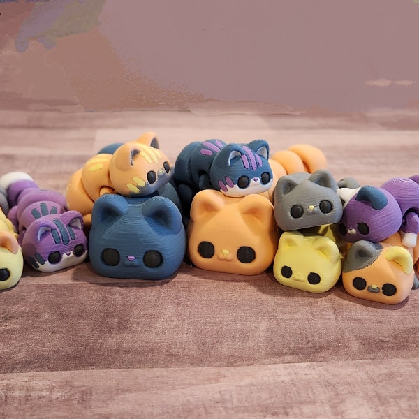 Cat Flexi Fidget Toy - Etsy