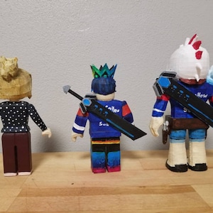 Custom Avatar Figure - Personalized 3D Printed Roblox Character - Etsy