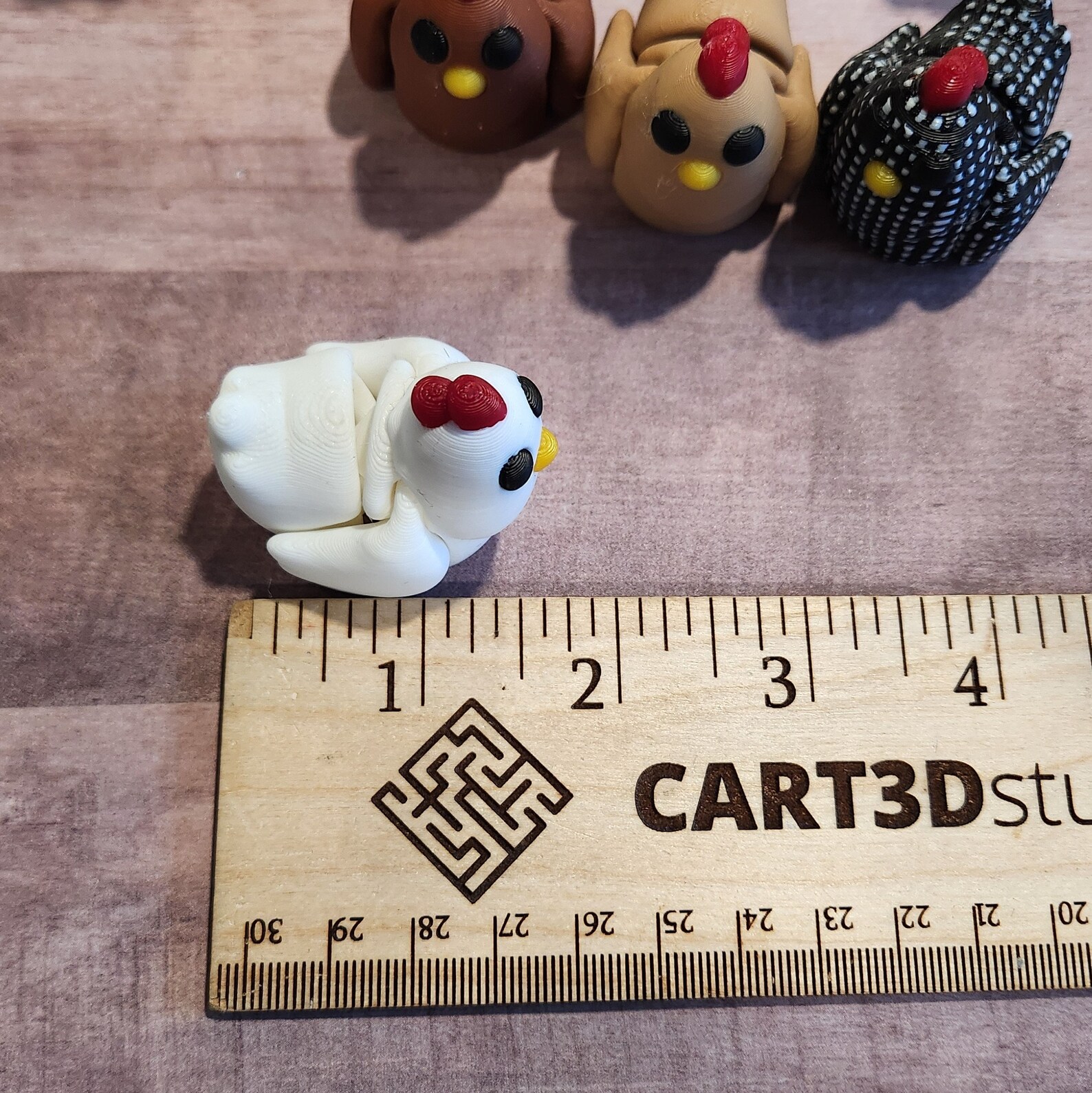 Flexi Chicken - Articulated Chicken Fidget Designed by Zou3d - Etsy
