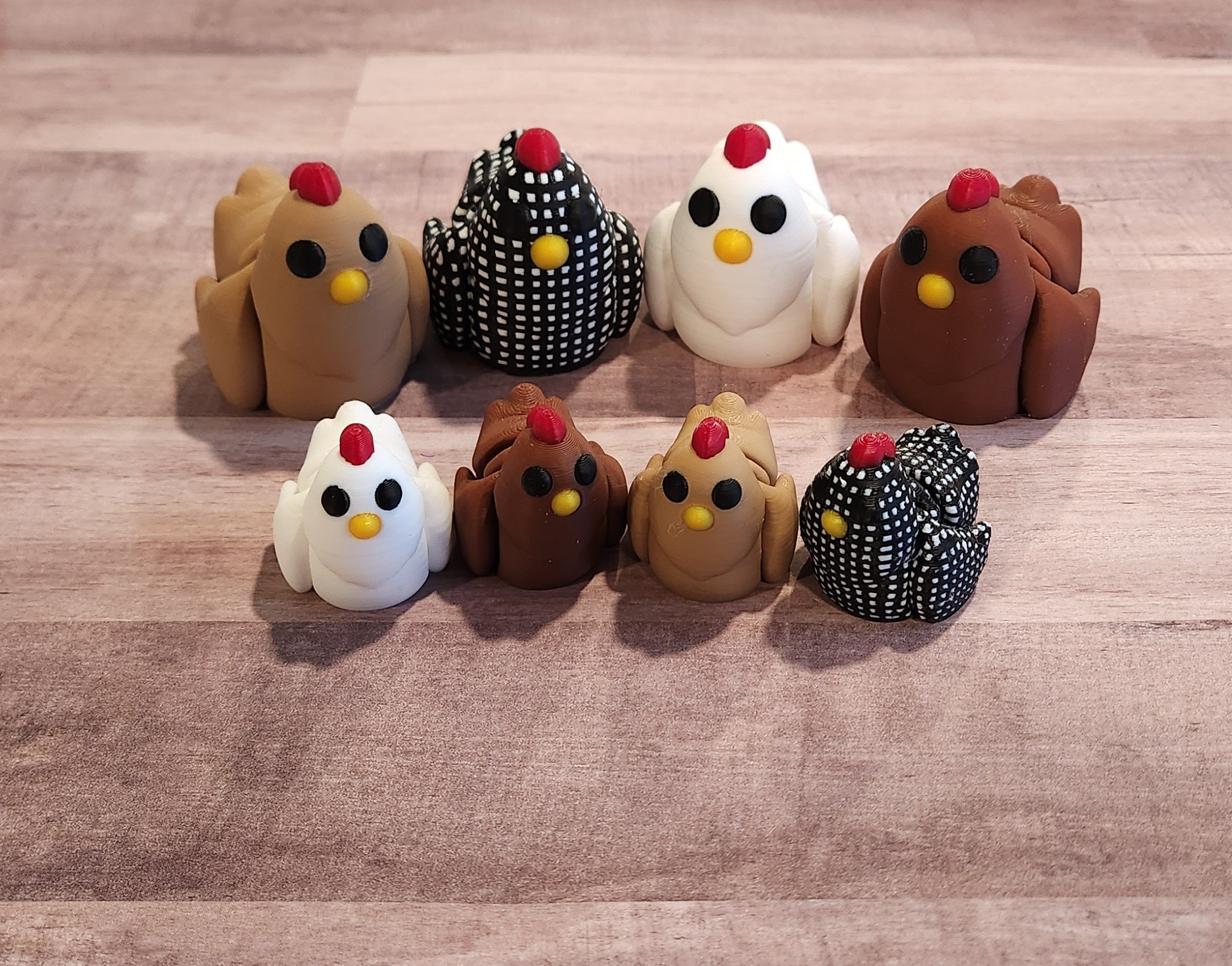 Flexi Chicken - Articulated Chicken Fidget Designed by Zou3d - Etsy