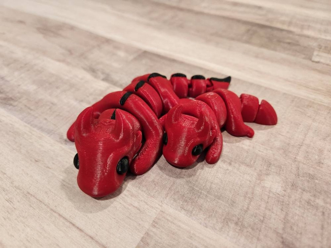 Articulated Dragons Fidget Toy Designed by Zou3d 2 Different Styles - Etsy