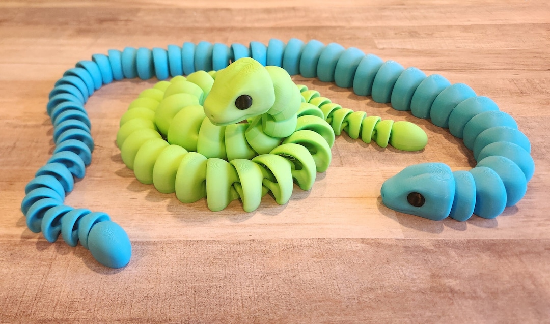 Large Flexi Snake - Articulated Snake Fidget - Etsy