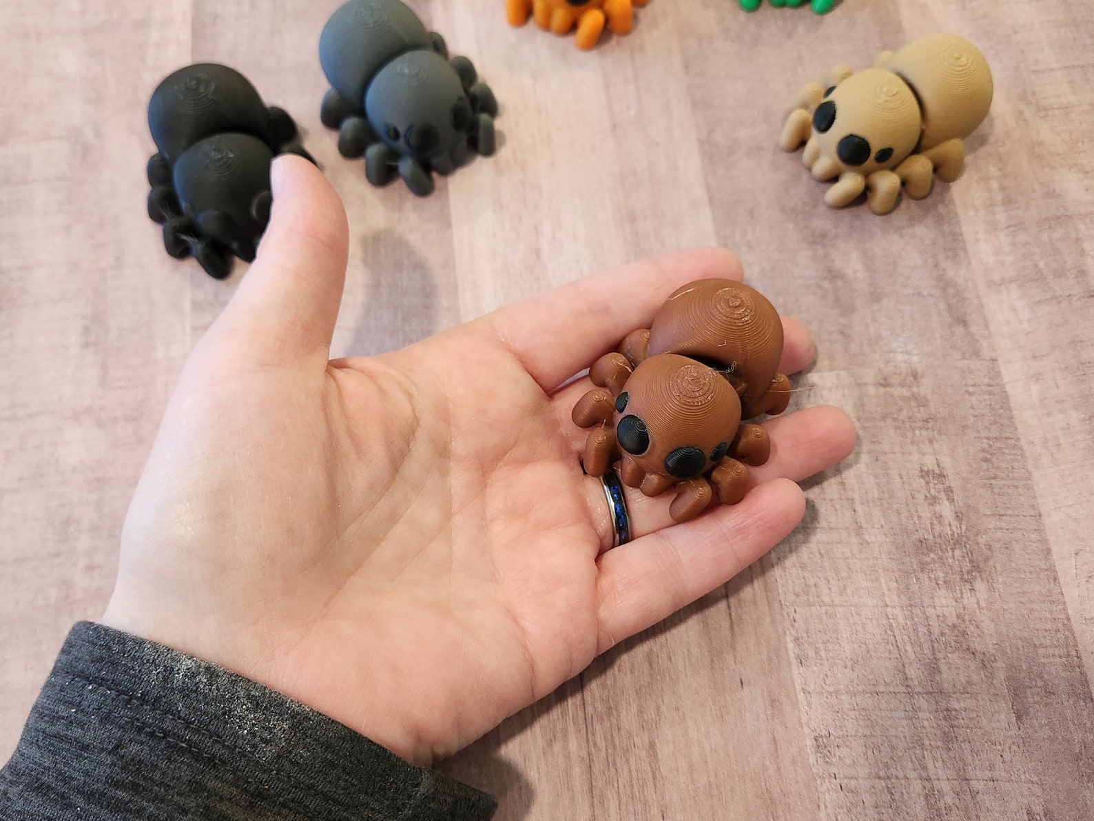 Cute Flexi Spider Articulated Arachnid Fidget Toy - Etsy