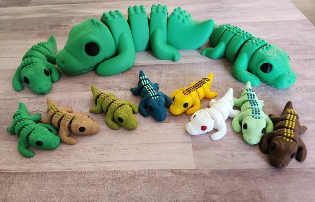 Baby Crocodile - Articulated Fidget Croc Designed by Zou3d - Etsy