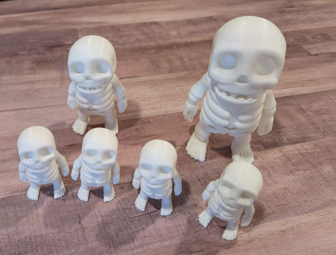 Articulated Skeleton - Halloween Fidget Designed by Zou3d - Etsy