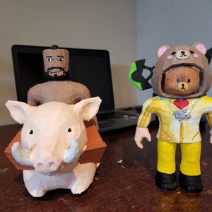 Custom Avatar Figure - Personalized 3D Printed Roblox Character - Etsy