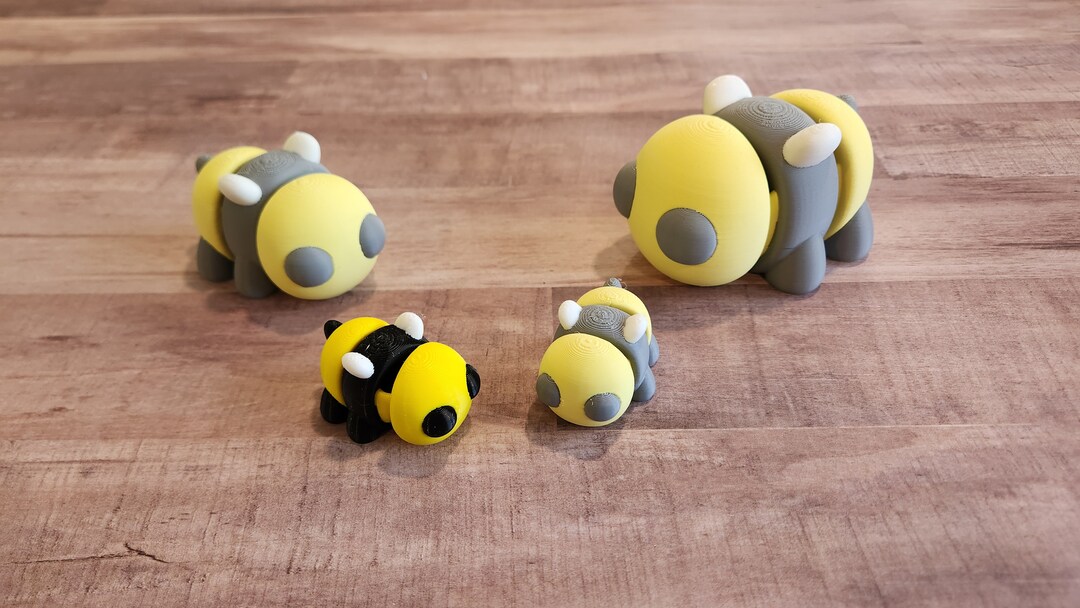 Baby Bee - Articulated Fidget Bumblebee Toy Designed by Zou3d - Etsy