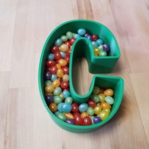 Fillable Letter Box for Treats, Snacks, Candy, Charcuterie, Party Dish ...