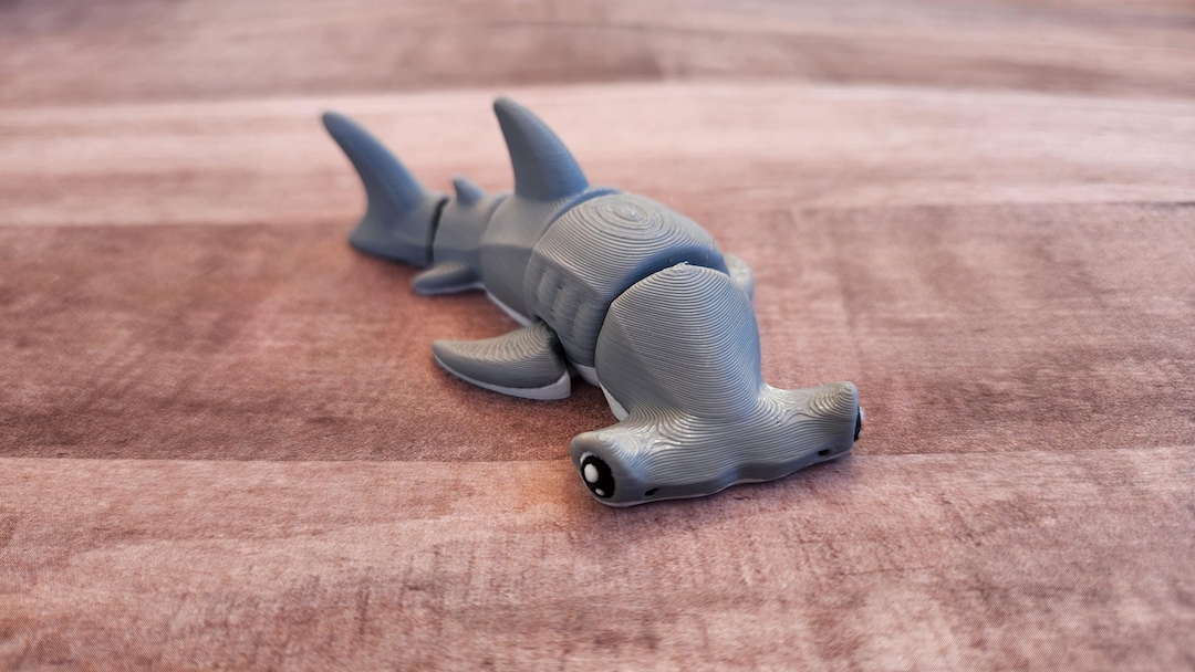 Mini Shark Flexi - Articulated Hammerhead Shark Fidget - Etsy