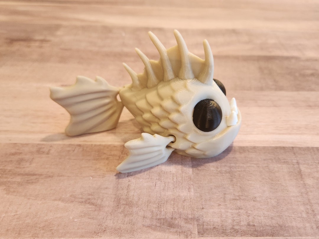 Flexi Moss Eater - Articulated Creepy Fish Fidget - Etsy