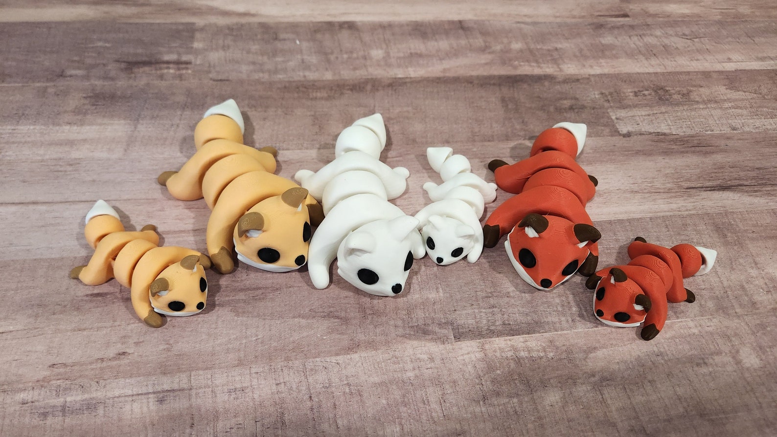 Baby Fox - Articulated Flexi Fox Fidget - Etsy