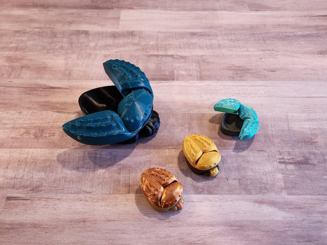 Beetle Box - Articulated Scarab Beetle With Hidden Compartment - Etsy