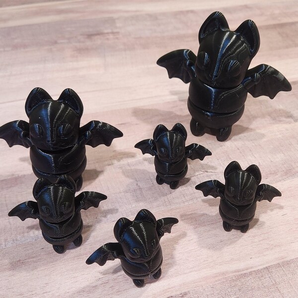 Articulated Bat Toy - Etsy