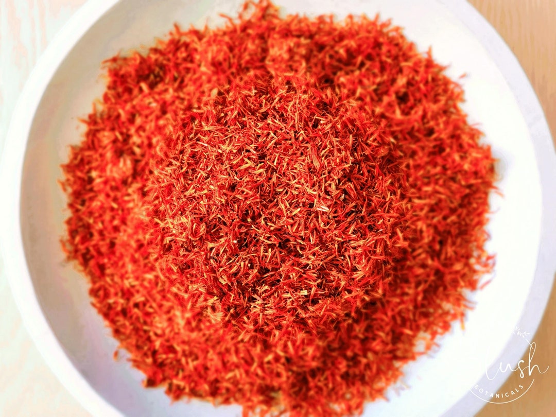 Dried Safflower Petals, Organic, Natural Biodegradable Confetti, Herbal ...