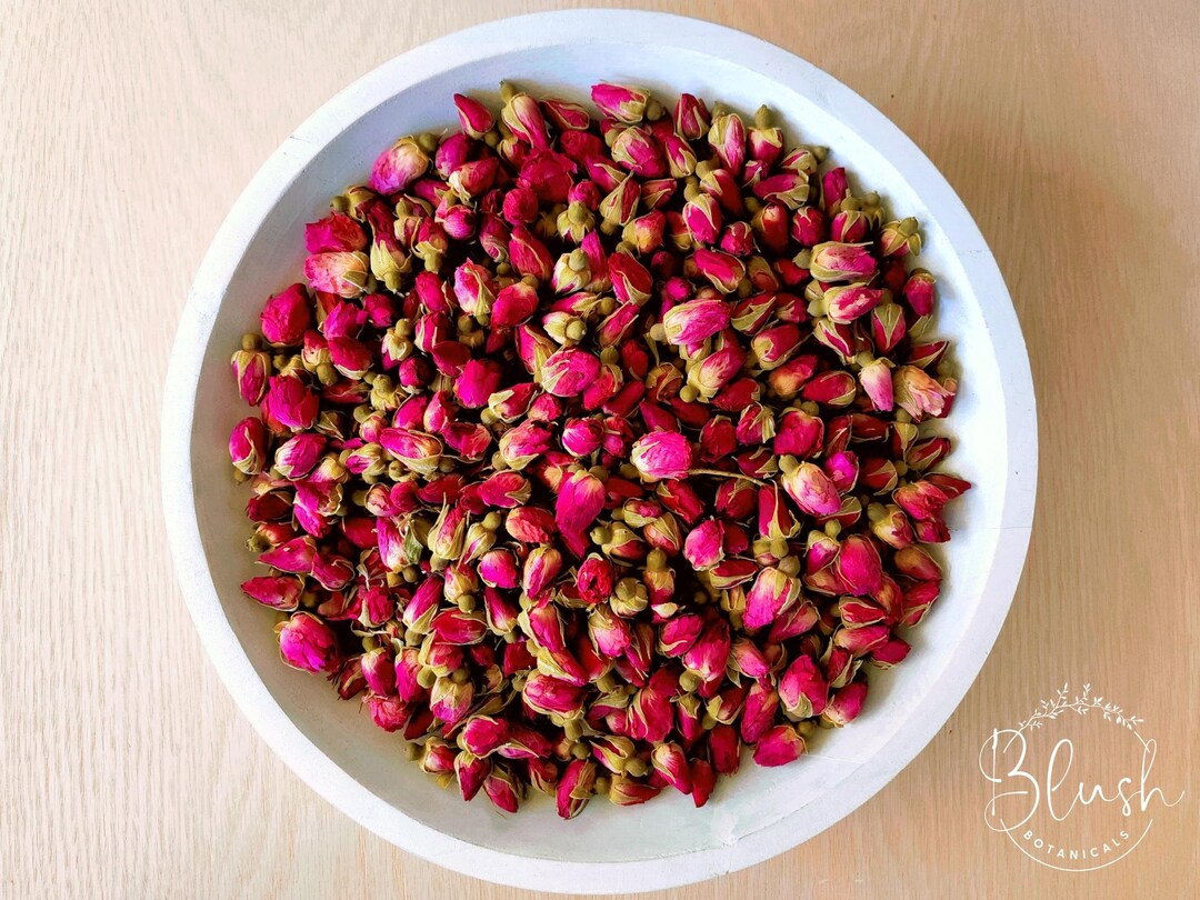 Red Rose Buds, Dried Flowers, Craft, Natural Biodegradable Confetti ...