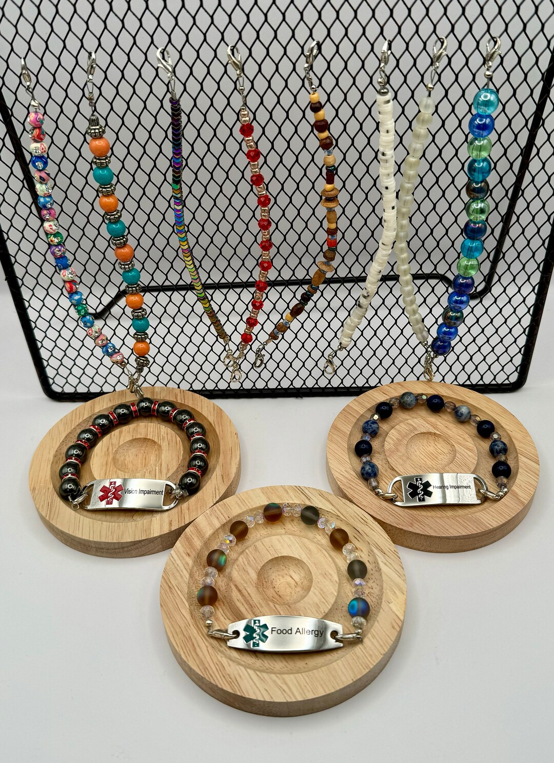Handcrafted Medical ID Replacement Bracelets for Women, Men or Children ...