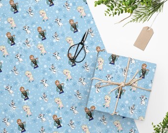 Frozen Wrapping Paper - Etsy