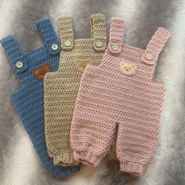 Crochet Overalls - Etsy