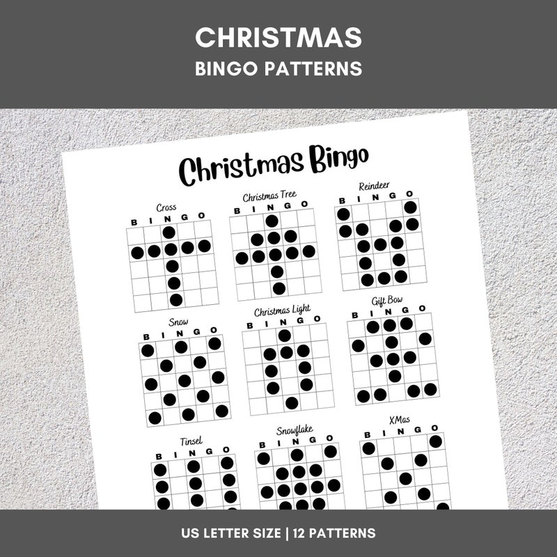 Christmas Bingo - Etsy