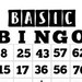 Bingo Card Set Basic Bingo Card Set With Fun Patterns - Etsy